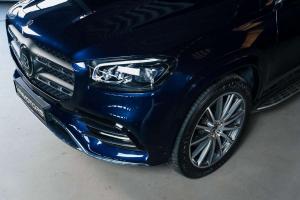 Blue Mercedes-Benz gls-580 2020 in Vilnius, with an engine capacity of 3.98 L and mileage of 38 thousand km for 69999 €, photo 7 on AUTOMOTO.COM.LV