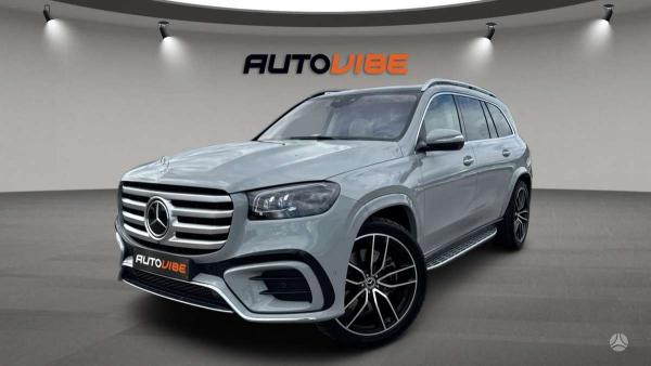Pelēks Mercedes-Benz gls-580 2024 Viļņa, ar dzinēja tilpumu 4.00 L un nobraukumu 71 tūkst. km par 97777 €, foto 1 vietnē AUTOMOTO.COM.LV