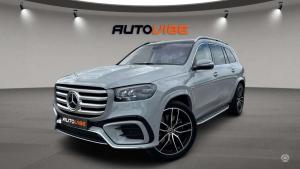 Pelēks Mercedes-Benz gls-580 2024 Viļņa, ar dzinēja tilpumu 4.00 L un nobraukumu 71 tūkst. km par 97777 €, foto  vietnē AUTOMOTO.COM.LV