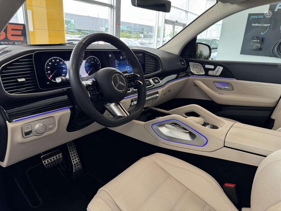 Pelēks Mercedes-Benz gls-580 2024 Viļņa, ar dzinēja tilpumu 4.00 L un nobraukumu 71 tūkst. km par 97777 €, foto 16 vietnē AUTOMOTO.COM.LV