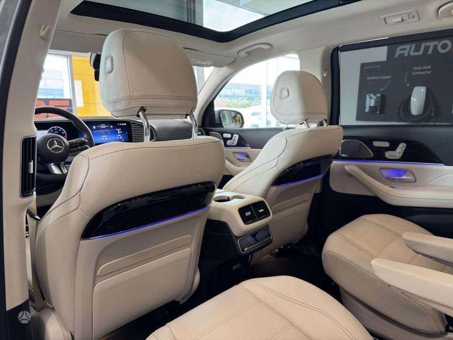 Pelēks Mercedes-Benz gls-580 2024 Viļņa, ar dzinēja tilpumu 4.00 L un nobraukumu 71 tūkst. km par 97777 €, foto 18 vietnē AUTOMOTO.COM.LV