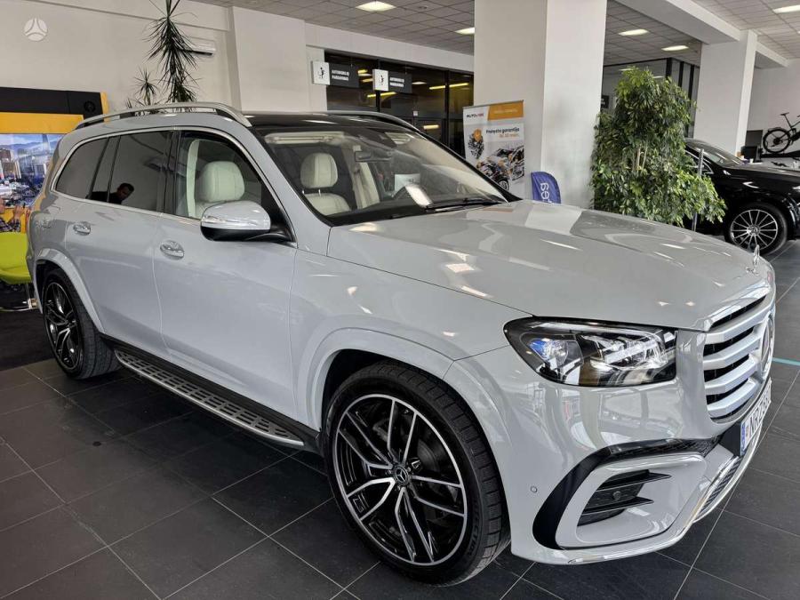 Pelēks Mercedes-Benz gls-580 2024 Viļņa, ar dzinēja tilpumu 4.00 L un nobraukumu 71 tūkst. km par 97777 €, foto 28 vietnē AUTOMOTO.COM.LV