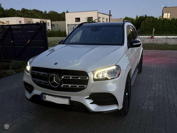Белый Мерседес gls-580 2020 в Каунас, объемом двигателя 4.00 л и пробегом 92 тыс. км за 68700 €, фото 7 на AUTOMOTO.COM.LV