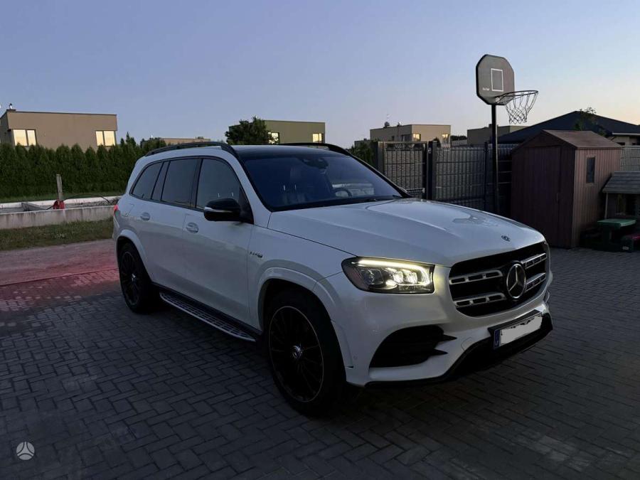 Белый Мерседес gls-580 2020 в Каунас, объемом двигателя 4.00 л и пробегом 92 тыс. км за 68700 €, фото 9 на AUTOMOTO.COM.LV