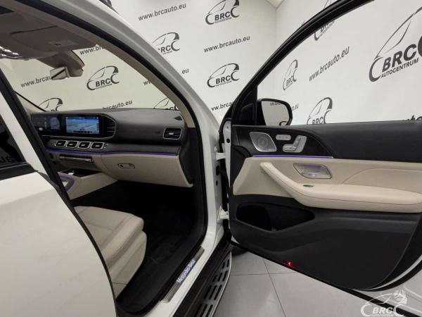 Белый Мерседес gls-580 2020 в Вильнюс, объемом двигателя 3.98 л и пробегом 109 тыс. км за 64900 €, фото 9 на AUTOMOTO.COM.LV