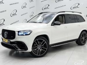 White Mercedes-Benz gls-580 2020 in Vilnius, with an engine capacity of 3.98 L and mileage of 109 thousand km for 60900 €, photo  on AUTOMOTO.COM.LV