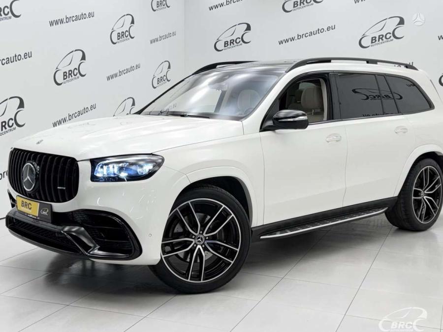 Balts Mercedes-Benz gls-580 2020 Viļņa, ar dzinēja tilpumu 3.98 L un nobraukumu 109 tūkst. km par 60900 €, foto 1 vietnē AUTOMOTO.COM.LV