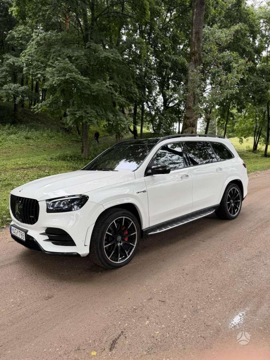Белый Мерседес gls-580 2021 в Вильнюс, объемом двигателя 4.00 л и пробегом 85 тыс. км за 67000 €, фото 5 на AUTOMOTO.COM.LV