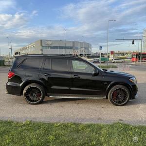 Black Mercedes-Benz GLS 63 AMG 2017 in Vilnius, with an engine capacity of 0.00 L and mileage of 293 thousand km for 32400 €, photo 1 on AUTOMOTO.COM.LV