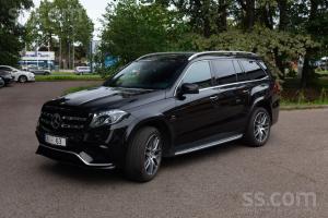 Black Mercedes-Benz GLS 63 AMG 2019 in Riga, with an engine capacity of 5.50 L and mileage of 94 thousand km for 59000 €, photo 13 on AUTOMOTO.COM.LV