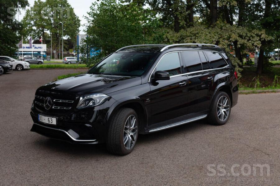Black Mercedes-Benz GLS 63 AMG 2019 in Riga, with an engine capacity of 5.50 L and mileage of 94 thousand km for 59000 €, photo 13 on AUTOMOTO.COM.LV