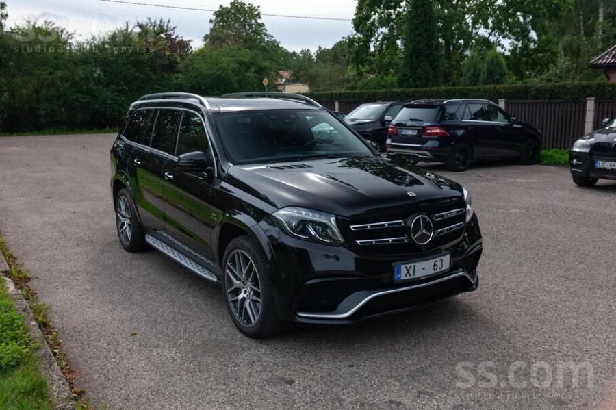 Black Mercedes-Benz GLS 63 AMG 2019 in Riga, with an engine capacity of 5.50 L and mileage of 94 thousand km for 59000 €, photo 22 on AUTOMOTO.COM.LV