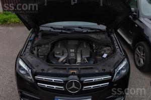 Black Mercedes-Benz GLS 63 AMG 2019 in Riga, with an engine capacity of 5.50 L and mileage of 94 thousand km for 59000 €, photo 25 on AUTOMOTO.COM.LV