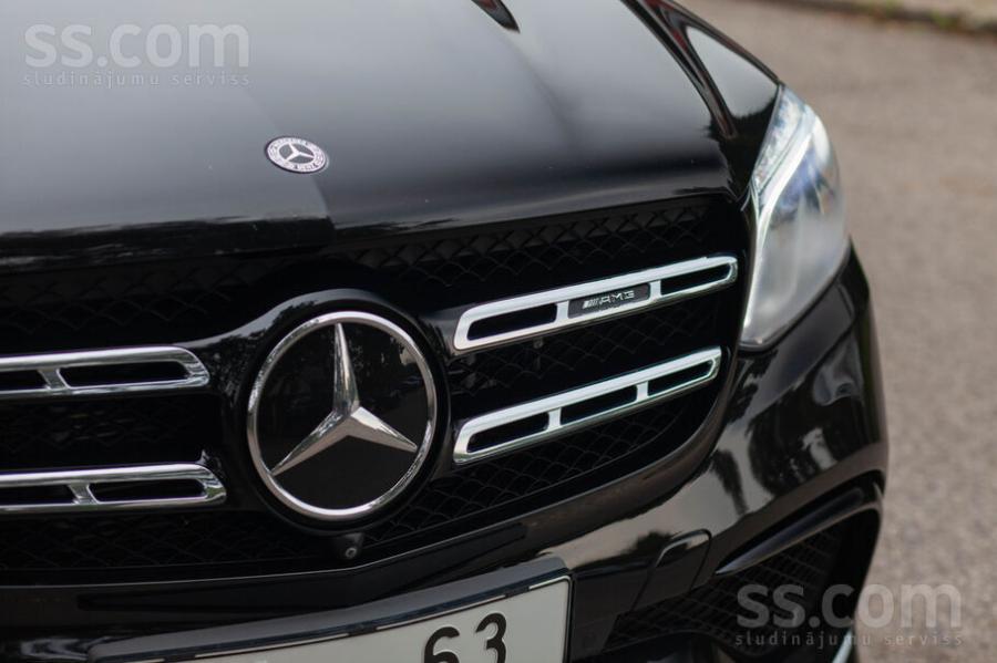 Black Mercedes-Benz GLS 63 AMG 2019 in Riga, with an engine capacity of 5.50 L and mileage of 94 thousand km for 59000 €, photo 26 on AUTOMOTO.COM.LV