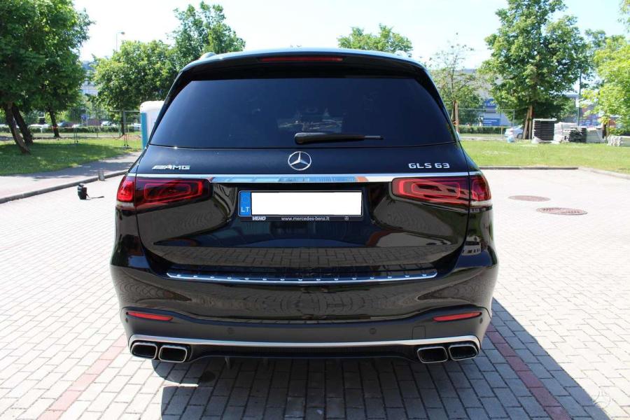 Черный Мерседес GLS 63 AMG 2021 в Клайпеда, объемом двигателя 3.98 л и пробегом 112 тыс. км за 82900 €, фото 6 на AUTOMOTO.COM.LV