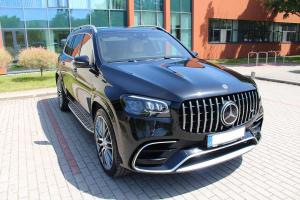 Черный Мерседес GLS 63 AMG 2021 в Клайпеда, объемом двигателя 3.98 л и пробегом 112 тыс. км за 82900 €, фото 10 на AUTOMOTO.COM.LV
