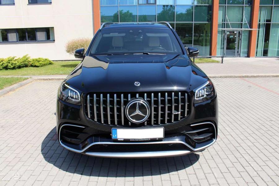 Черный Мерседес GLS 63 AMG 2021 в Клайпеда, объемом двигателя 3.98 л и пробегом 112 тыс. км за 82900 €, фото 11 на AUTOMOTO.COM.LV