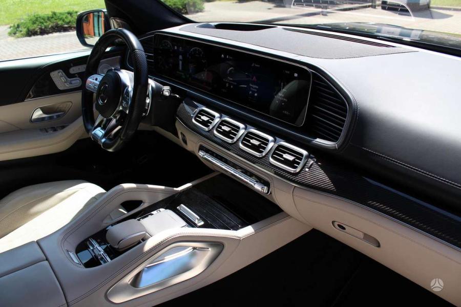 Черный Мерседес GLS 63 AMG 2021 в Клайпеда, объемом двигателя 3.98 л и пробегом 112 тыс. км за 82900 €, фото 14 на AUTOMOTO.COM.LV