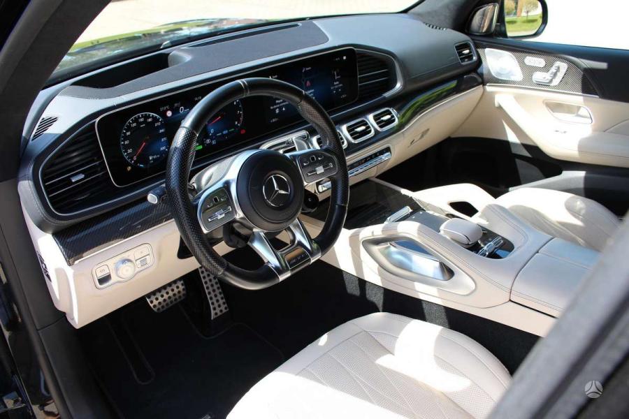 Черный Мерседес GLS 63 AMG 2021 в Клайпеда, объемом двигателя 3.98 л и пробегом 112 тыс. км за 82900 €, фото 32 на AUTOMOTO.COM.LV