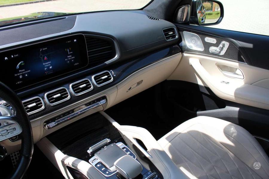 Черный Мерседес GLS 63 AMG 2021 в Клайпеда, объемом двигателя 3.98 л и пробегом 112 тыс. км за 82900 €, фото 34 на AUTOMOTO.COM.LV