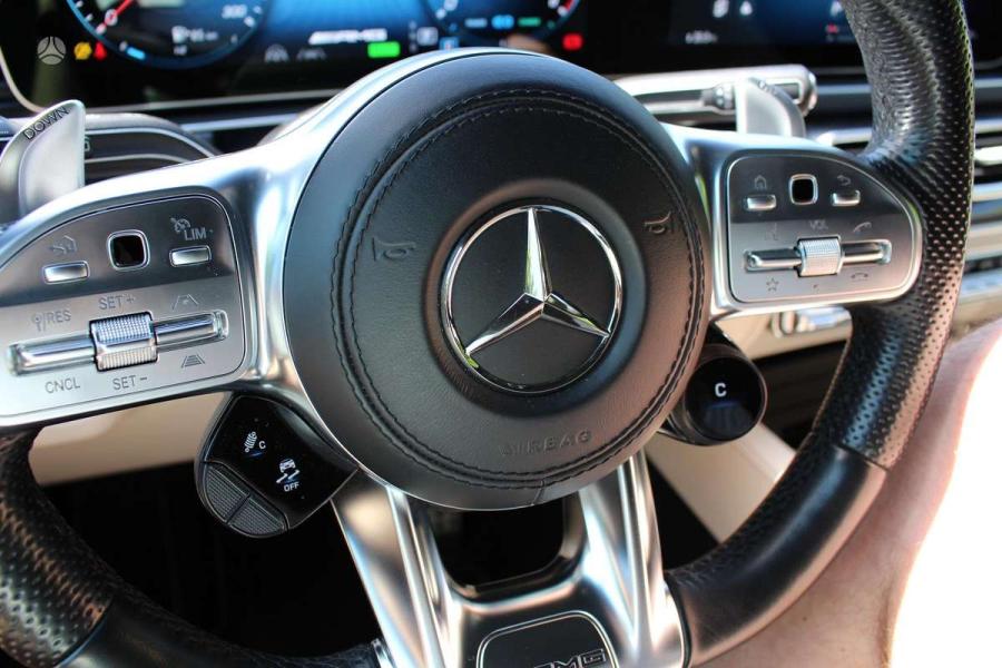 Черный Мерседес GLS 63 AMG 2021 в Клайпеда, объемом двигателя 3.98 л и пробегом 112 тыс. км за 82900 €, фото 35 на AUTOMOTO.COM.LV