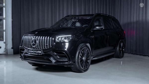 Melns Mercedes-Benz GLS 63 AMG 2023 Viļņa, ar dzinēja tilpumu 3.98 L un nobraukumu 100 tūkst. km par 87998 €, foto 1 vietnē AUTOMOTO.COM.LV