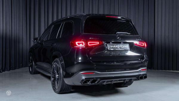 Melns Mercedes-Benz GLS 63 AMG 2023 Viļņa, ar dzinēja tilpumu 3.98 L un nobraukumu 100 tūkst. km par 87998 €, foto 6 vietnē AUTOMOTO.COM.LV