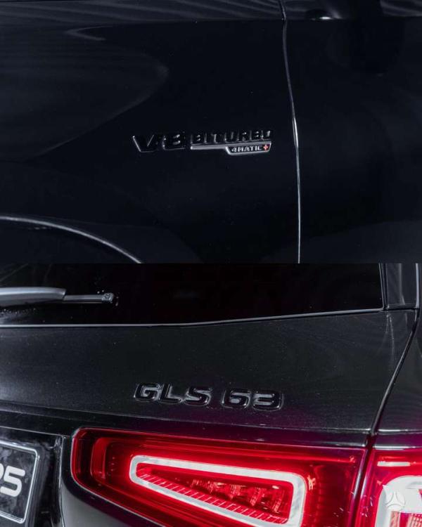 Melns Mercedes-Benz GLS 63 AMG 2023 Viļņa, ar dzinēja tilpumu 3.98 L un nobraukumu 100 tūkst. km par 87998 €, foto 8 vietnē AUTOMOTO.COM.LV