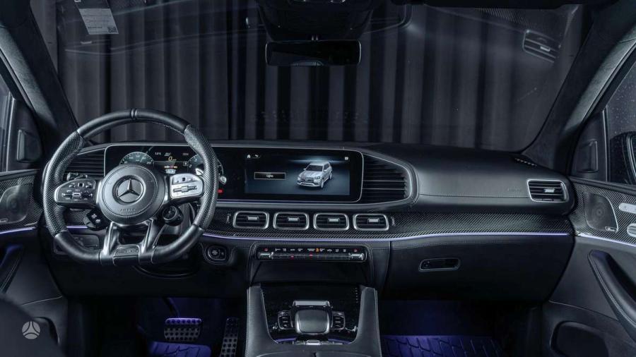 Черный Мерседес GLS 63 AMG 2023 в Вильнюс, объемом двигателя 3.98 л и пробегом 100 тыс. км за 87998 €, фото 16 на AUTOMOTO.COM.LV