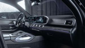 Черный Мерседес GLS 63 AMG 2023 в Вильнюс, объемом двигателя 3.98 л и пробегом 100 тыс. км за 87998 €, фото 22 на AUTOMOTO.COM.LV