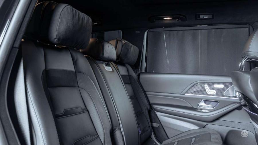 Черный Мерседес GLS 63 AMG 2023 в Вильнюс, объемом двигателя 3.98 л и пробегом 100 тыс. км за 87998 €, фото 27 на AUTOMOTO.COM.LV