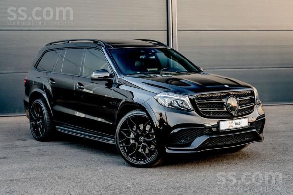 Черный Мерседес GLS 63 AMG 2016 в Таллин, объемом двигателя 5.50 л и пробегом 185 тыс. км за 35490 €, фото 2 на AUTOMOTO.COM.LV