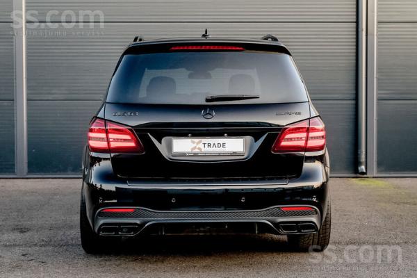 Черный Мерседес GLS 63 AMG 2016 в Таллин, объемом двигателя 5.50 л и пробегом 185 тыс. км за 35490 €, фото 8 на AUTOMOTO.COM.LV