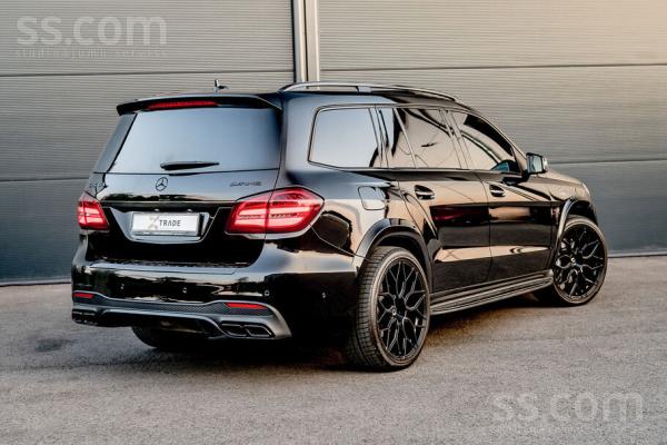 Черный Мерседес GLS 63 AMG 2016 в Таллин, объемом двигателя 5.50 л и пробегом 185 тыс. км за 35490 €, фото 9 на AUTOMOTO.COM.LV