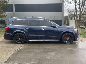 Синий Мерседес GLS 63 AMG 2017 в Вильнюс, объемом двигателя 5.46 л и пробегом 170 тыс. км за 15550 €, фото 3 на AUTOMOTO.COM.LV