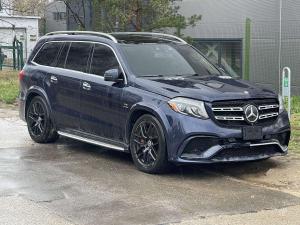 Синий Мерседес GLS 63 AMG 2017 в Вильнюс, объемом двигателя 5.46 л и пробегом 170 тыс. км за 15550 €, фото 6 на AUTOMOTO.COM.LV