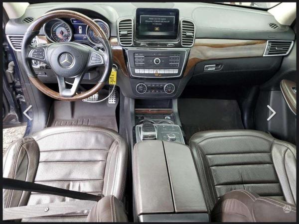 Синий Мерседес GLS 63 AMG 2017 в Вильнюс, объемом двигателя 5.46 л и пробегом 170 тыс. км за 15550 €, фото 9 на AUTOMOTO.COM.LV