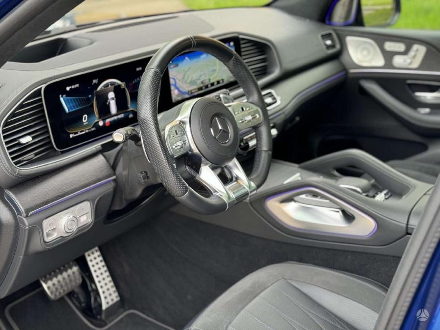 Синий Мерседес GLS 63 AMG 2021 в Каунас, объемом двигателя 3.98 л и пробегом 79 тыс. км за 98010 €, фото 25 на AUTOMOTO.COM.LV