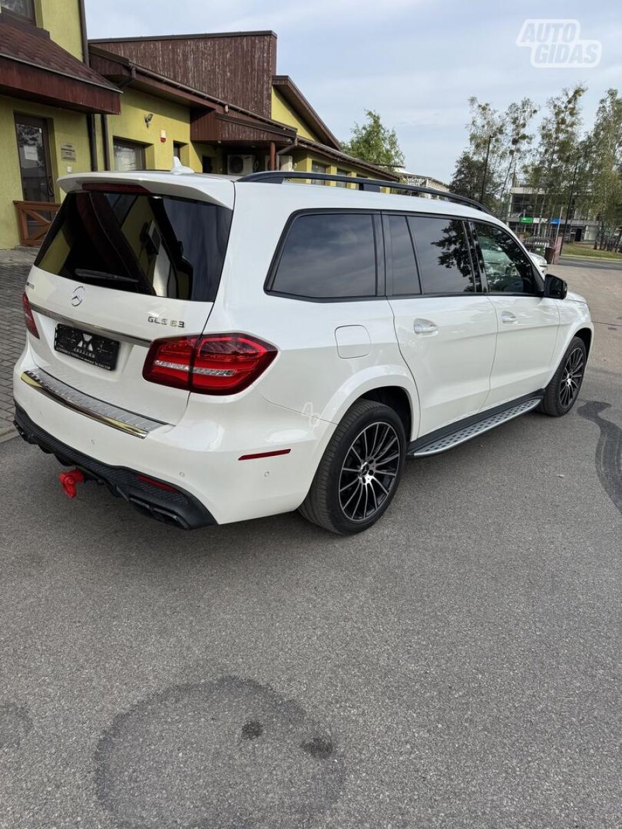 Mercedes-Benz GLS 63 AMG 2019 in Alytus, with an engine capacity of 5.50 L and mileage of 80 thousand km for 50555 €, photo 4 on AUTOMOTO.COM.LV