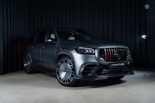 Серый Мерседес GLS 63 AMG 2024 в Вильнюс, объемом двигателя 3.98 л и пробегом 10 тыс. км за 227999 €, фото 3 на AUTOMOTO.COM.LV