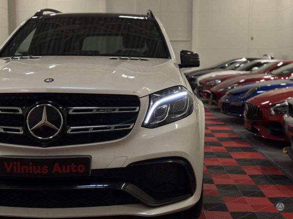 Белый Мерседес GLS 63 AMG 2016 в Вильнюс, объемом двигателя 5.46 л и пробегом 135 тыс. км за 30990 €, фото 7 на AUTOMOTO.COM.LV