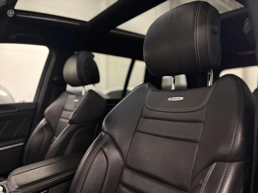 Белый Мерседес GLS 63 AMG 2016 в Вильнюс, объемом двигателя 5.46 л и пробегом 135 тыс. км за 30990 €, фото 19 на AUTOMOTO.COM.LV