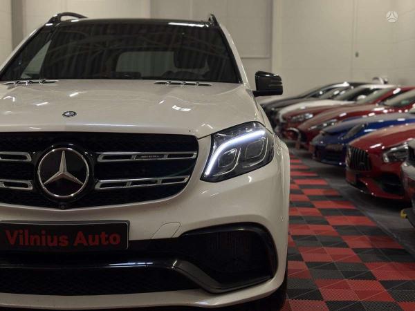 Белый Мерседес GLS 63 AMG 2016 в Вильнюс, объемом двигателя 5.46 л и пробегом 135 тыс. км за 29990 €, фото 7 на AUTOMOTO.COM.LV