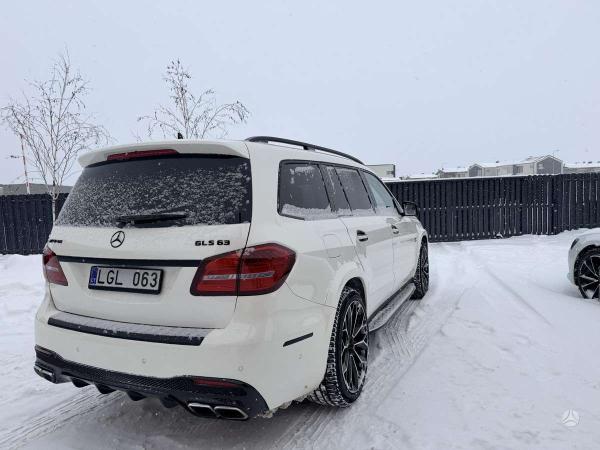 Balts Mercedes-Benz GLS 63 AMG 2017 Kauņa, ar dzinēja tilpumu 5.50 L un nobraukumu 200 tūkst. km par 35000 €, foto 5 vietnē AUTOMOTO.COM.LV