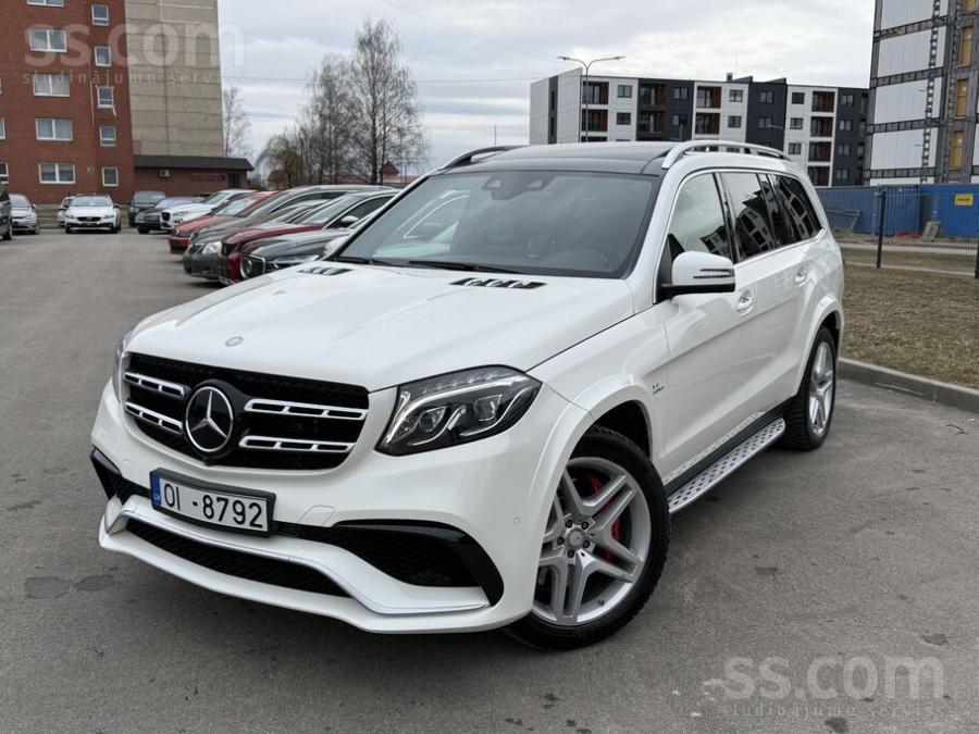 Balts Mercedes-Benz GLS 63 AMG 2017 Jelgava, ar dzinēja tilpumu 5.50 L un nobraukumu 125 tūkst. km par 53500 €, foto 3 vietnē AUTOMOTO.COM.LV
