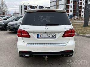 Balts Mercedes-Benz GLS 63 AMG 2017 Jelgava, ar dzinēja tilpumu 5.50 L un nobraukumu 125 tūkst. km par 53500 €, foto 7 vietnē AUTOMOTO.COM.LV