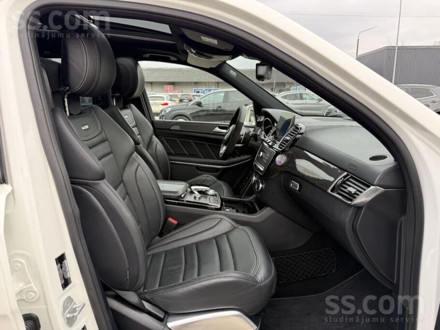 Balts Mercedes-Benz GLS 63 AMG 2017 Jelgava, ar dzinēja tilpumu 5.50 L un nobraukumu 125 tūkst. km par 53500 €, foto 15 vietnē AUTOMOTO.COM.LV