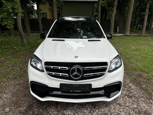 Balts Mercedes-Benz GLS 63 AMG 2017 Kauņa, ar dzinēja tilpumu 5.46 L un nobraukumu 148 tūkst. km par 35500 €, foto 9 vietnē AUTOMOTO.COM.LV