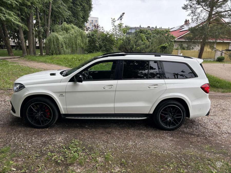 Balts Mercedes-Benz GLS 63 AMG 2017 Kauņa, ar dzinēja tilpumu 5.46 L un nobraukumu 148 tūkst. km par 35500 €, foto 13 vietnē AUTOMOTO.COM.LV