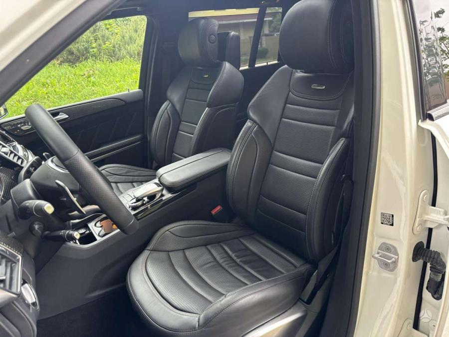 Balts Mercedes-Benz GLS 63 AMG 2017 Kauņa, ar dzinēja tilpumu 5.46 L un nobraukumu 148 tūkst. km par 35500 €, foto 19 vietnē AUTOMOTO.COM.LV